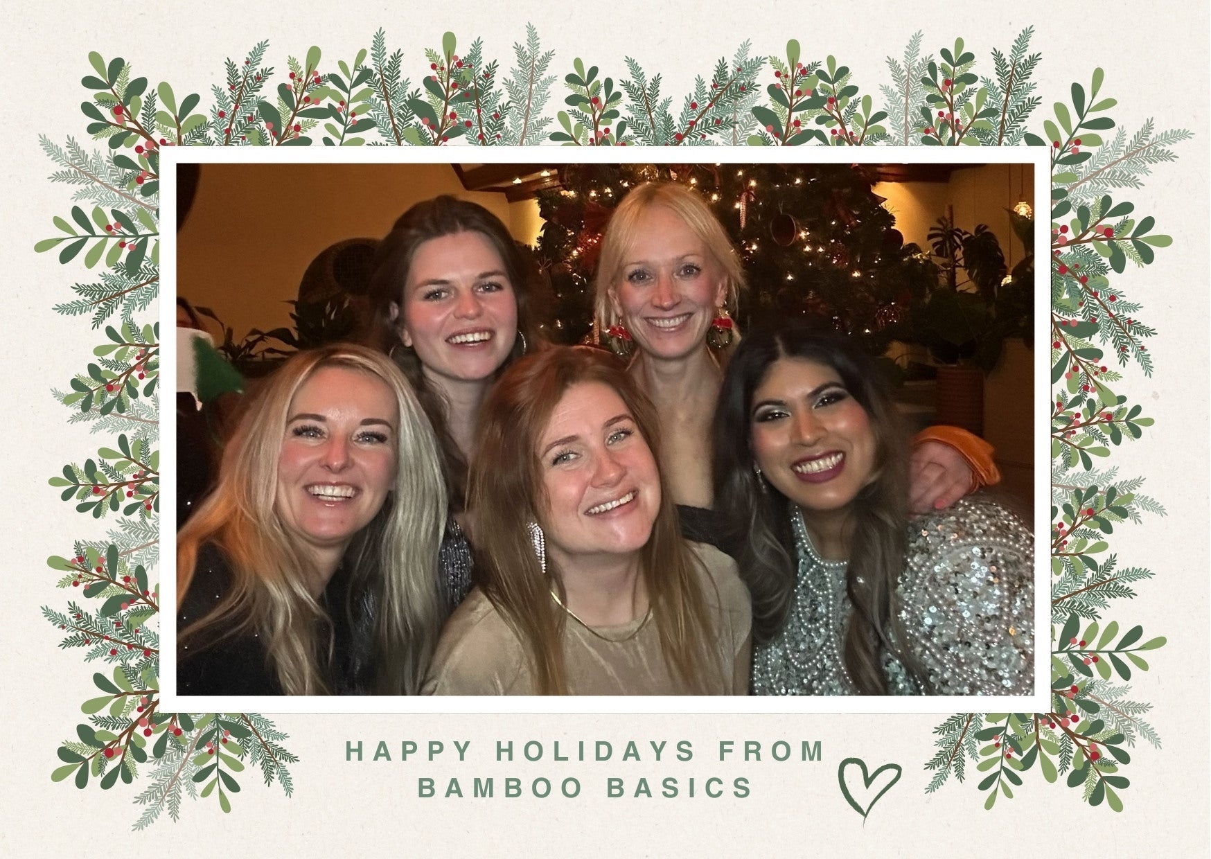 Happy holidays from team Bamboo Basics